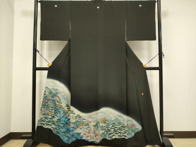 ■■■　サイズ　■■■ 身丈 166cm（肩から） 裄丈 67cm 袖丈 46.5cm　縫込み 4.5cm 袖幅 33.5cm 前幅 26.5cm 後幅 32cm 着物縫いこみ 内揚げ 0cm 裄 お袖側 約3.5cm　身頃側 約1cm ■...