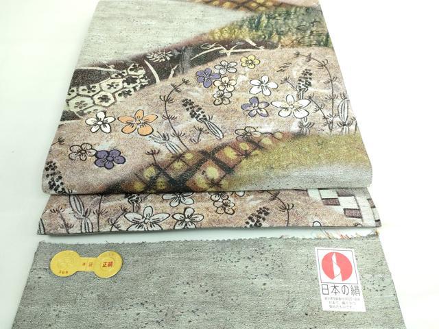 ■■■　サイズ　■■■ 長さ 460cm　幅 31cm程 ■■■　商品詳細　■■■ 【正絹】 状態は締めてはおりますが 特に目立ったシミ汚れなどもなく大変良い状態です。 とみや織物は、明治初年頃に冨家伊兵衛により 西陣の織物商として創業しま...