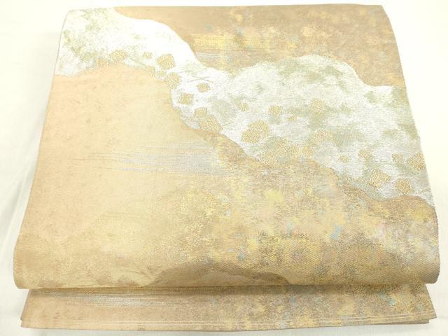 ■■■　サイズ　■■■ 長さ 442cm 幅 31cm程 ■■■　商品詳細　■■■ 【正絹】 詳細に関しましては、画像をご確認ください。 大変上質な逸品になります。 お安く出品致しますので、是非この機会にいかがでしょうか？ ※汚れ等に関しま...