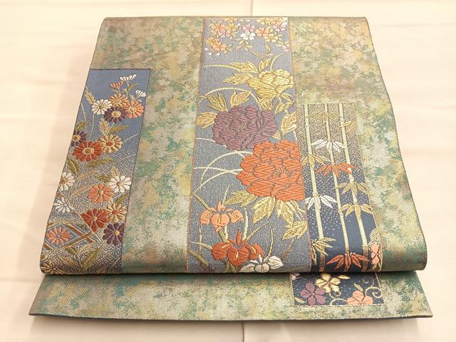 ■■■　サイズ　■■■ 長さ 430cm 幅 31cm程 ■■■　商品詳細　■■■ 【正絹・芯なし】 詳細に関しましては、画像をご確認ください。 大変上質な逸品になります。 お安く出品致しますので、是非この機会にいかがでしょうか？ ※汚れ等...