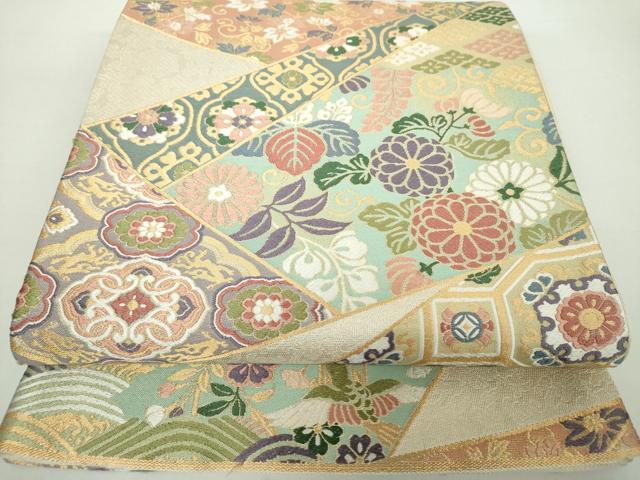 ■■■　サイズ　■■■ 長さ 434cm 幅 30.5cm程 ■■■　商品詳細　■■■ 【正絹・芯なし】 状態は締めてはおりますが 特に目立ったシミ汚れなどもなく大変良い状態です。 大変上質な逸品になります。 お安く出品致しますので、是非こ...