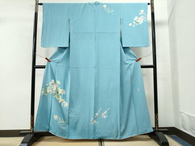 ■■■　サイズ　■■■ 身丈 162cm（肩から） 裄丈 65cm 袖丈 56cm　縫込み 5cm 袖幅 33cm 前幅 23cm 後幅 29cm 着物縫いこみ 内揚げ 5cm 裄 お袖側 約3cm　身頃側 約3cm ■■■　商品詳細　■■...