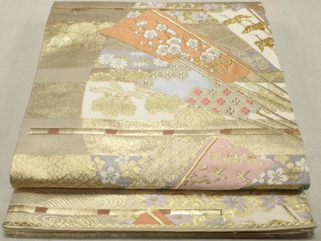 ■■■　サイズ　■■■ 長さ 424cm 幅 31cm程 ■■■　商品詳細　■■■ 【正絹・関西仕立て】 詳細に関しましては、画像をご確認ください。 大変上質な逸品になります。 お安く出品致しますので、是非この機会にいかがでしょうか？ ※汚...