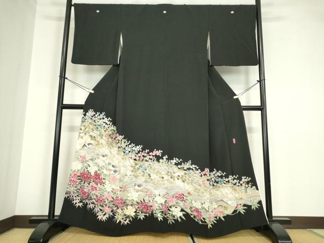 ■■■　サイズ　■■■ 身丈 158cm（肩から） 裄丈 68cm 袖丈 48cm　縫込み 5.5cm 袖幅 35cm 前幅 25cm 後幅 30.5cm 着物縫いこみ 内揚げ 7cm 裄 お袖側 約0cm　身頃側 約2.5cm ■■■　商...