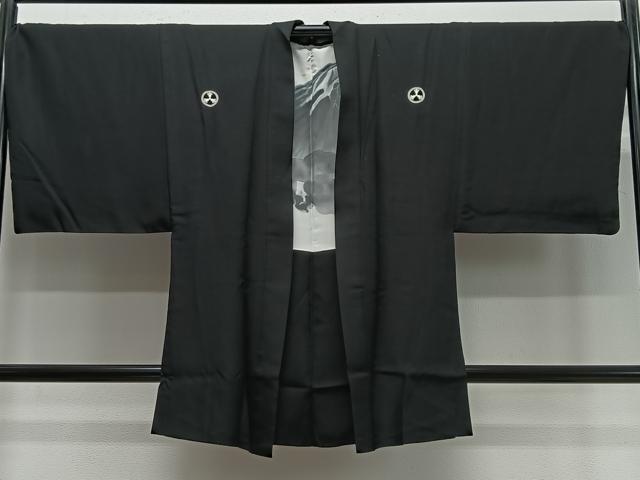 ■■■　サイズ　■■■ 身丈 90cm（肩から） 裄丈 70.5cm 袖丈 48cm　縫込み 7cm 袖幅 35.5cm 前幅 19cm 後幅 30.5cm 裄 お袖側 約0cm　身頃側 約1.5cm ■■■　商品詳細　■■■ 【正絹・五つ...