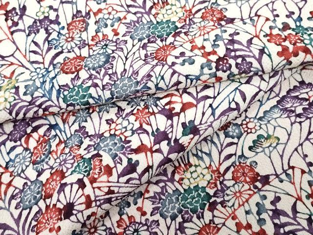 ■■■　サイズ　■■■ 身丈 166.5cm（肩から） 裄丈 65.5cm 袖丈 47.5cm　縫込み 2.5cm 袖幅 34cm 前幅 24cm 後幅 30cm 着物縫いこみ 内揚げ 4.5cm 裄 お袖側 約1cm　身頃側 約1.5cm...