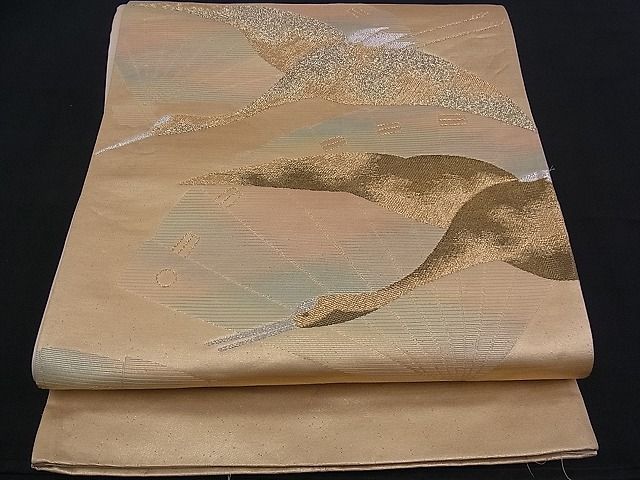 ■■■　サイズ　■■■ 長さ 422cm 幅 30.5cm程 ■■■　商品詳細　■■■ 【正絹・芯なし】状態は締めてはおりますが特に目立ったシミ汚れなどもなく大変良い状態です。大変上質な逸品になります。お安く出品致しますので、是非この機会に...