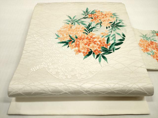 ■■■　サイズ　■■■ 長さ 359cm 幅 30.5cm程 ■■■　商品詳細　■■■ 【正絹】 詳細に関しましては、画像をご確認ください。 大変上質な逸品になります。 お安く出品致しますので、是非この機会にいかがでしょうか？ ■■■　注意...