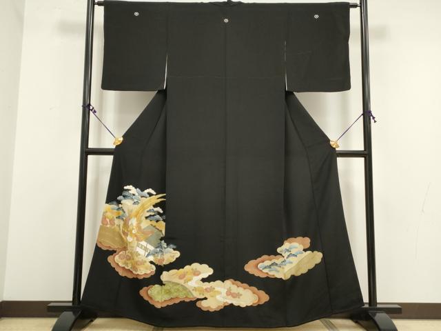 ■■■　サイズ　■■■ 身丈 161cm（肩から） 裄丈 63cm 袖丈 48cm　縫込み 3cm 袖幅 33cm 前幅 23cm 後幅 30cm 着物縫いこみ 内揚げ 3cm 裄 お袖側 約0cm　身頃側 約3.5cm ■■■　商品詳細　...