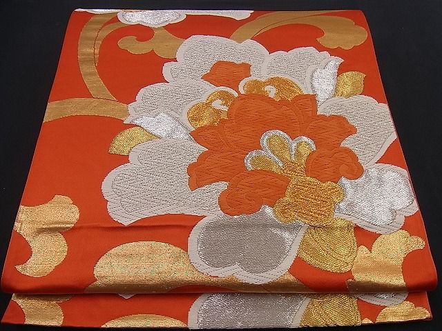 ■■■　サイズ　■■■ 長さ 410cm 幅 30cm程 ■■■　商品詳細　■■■ 【正絹・芯なし】状態は締めてはおりますが特に目立ったシミ汚れなどもなく大変良い状態です。大変上質な逸品になります。お安く出品致しますので、是非この機会にいか...