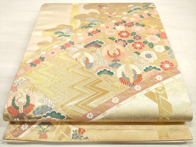 ■■■　サイズ　■■■ 長さ 450cm 幅 31cm程 ■■■　商品詳細　■■■ 【正絹・未仕立て】 詳細に関しましては、画像をご確認ください。 大変上質な逸品になります。 お安く出品致しますので、是非この機会にいかがでしょうか？ ※汚れ...