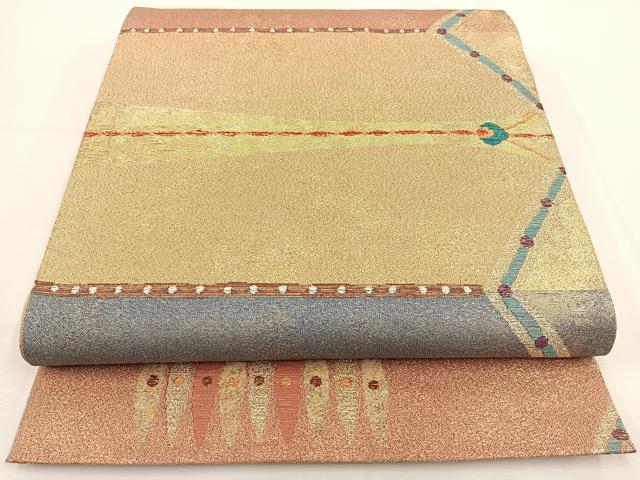 ■■■　サイズ　■■■ 長さ 438cm 幅 31cm程 ■■■　商品詳細　■■■ 【正絹・芯なし】 詳細に関しましては、画像をご確認ください。 大変上質な逸品になります。 お安く出品致しますので、是非この機会にいかがでしょうか？ ※汚れ等...