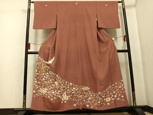 ■■■　サイズ　■■■ 身丈 153cm（肩から） 裄丈 62cm 袖丈 43.5cm　縫込み 6cm 袖幅 32cm 前幅 24.5cm 後幅 28.5cm 着物縫いこみ 内揚げ 3cm 裄 お袖側 約2cm　身頃側 約3.5cm ■■■...