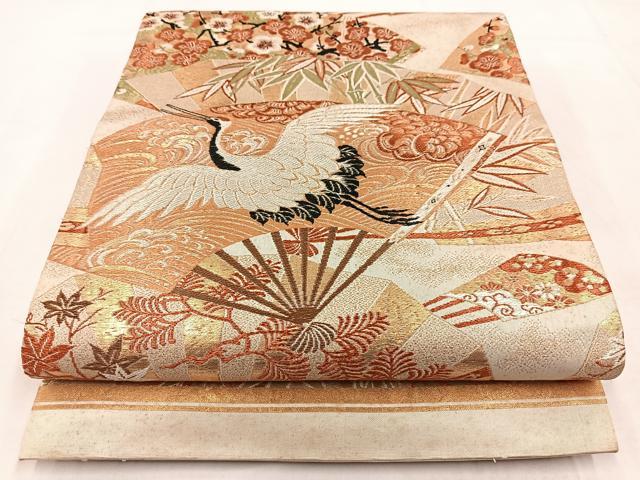 ■■■　サイズ　■■■ 長さ 400cm 幅 32cm程 ■■■　商品詳細　■■■ 【正絹】 詳細に関しましては、画像をご確認ください。 大変上質な逸品になります。 お安く出品致しますので、是非この機会にいかがでしょうか？ ※アンティークに...