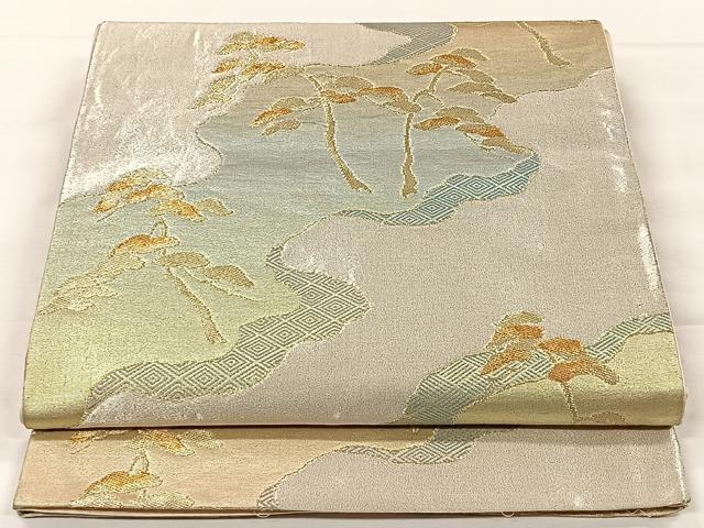 ■■■　サイズ　■■■ 長さ 416cm 幅 30.5cm程 ■■■　商品詳細　■■■ 【正絹・芯なし】 詳細に関しましては、画像をご確認ください。 大変上質な逸品になります。 お安く出品致しますので、是非この機会にいかがでしょうか？ ■■...