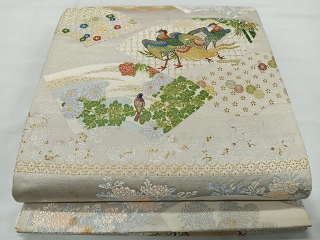 ■■■　サイズ　■■■ 長さ 420cm 幅 30cm程 ■■■　商品詳細　■■■ 【正絹】 詳細に関しましては、画像をご確認ください。 大変上質な逸品になります。 お安く出品致しますので、是非この機会にいかがでしょうか？ ■■■　注意事項...