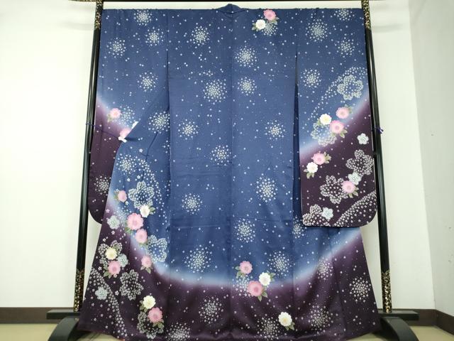 ■■■　サイズ　■■■ 身丈 168cm（肩から） 裄丈 70cm 袖丈 114cm　縫込み 9.5cm 袖幅 35cm 前幅 23.5cm 後幅 29.5cm 着物縫いこみ 内揚げ 7.5cm 裄 お袖側 約3.5cm　身頃側 約2.5c...