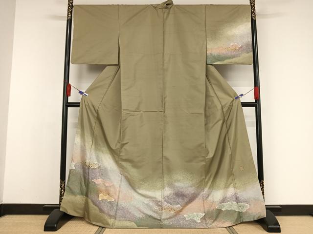 ■■■　サイズ　■■■ 身丈 168cm（肩から） 裄丈 68.5cm 袖丈 49cm　縫込み 1cm 袖幅 34.5cm 前幅 26cm 後幅 31.5cm 着物縫いこみ 内揚げ 2.5cm 裄 お袖側 約0cm　身頃側 約0cm ■■■...