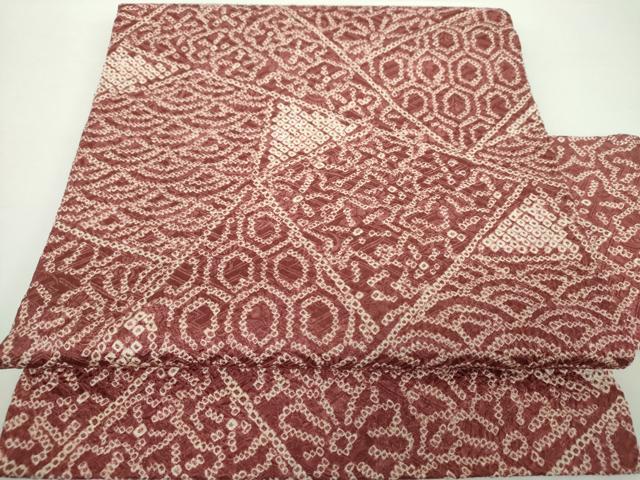 ■■■　サイズ　■■■ 長さ 342.5cm 幅 31cm程 ■■■　商品詳細　■■■ 【正絹】 状態は締めてはおりますが 特に目立ったシミ汚れなどもなく大変良い状態です。 絞りのお着物の中でも最高級として知られる名門【藤娘きぬたや】。 創...