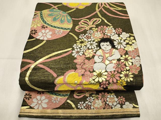 ■■■　サイズ　■■■ 長さ 332cm　幅 21cm程 ■■■　商品詳細　■■■ 丸帯【正絹】 状態は締めてはおりますが 特に目立ったシミ汚れなどもなく大変良い状態です。 大変上質な逸品になります。 お安く出品致しますので、是非この機会に...