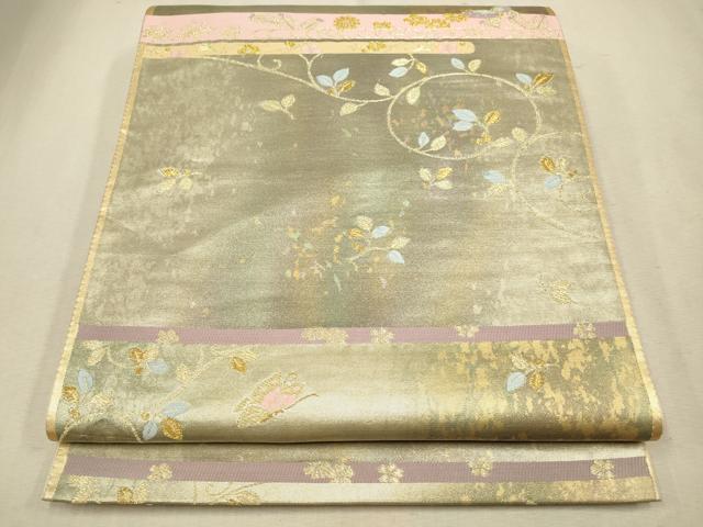 ■■■　サイズ　■■■ 長さ 432cm 幅 31cm程 ■■■　商品詳細　■■■ 【正絹】 詳細に関しましては、画像をご確認ください。 大変上質な逸品になります。 お安く出品致しますので、是非この機会にいかがでしょうか？ ■■■　注意事項...