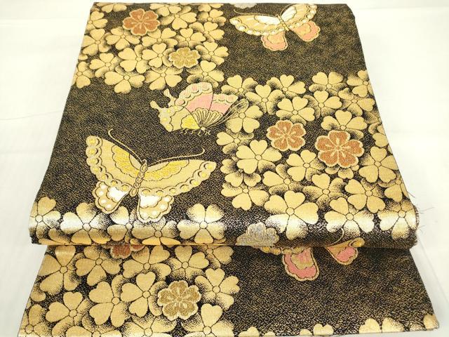 ■■■　サイズ　■■■ 長さ 440cm 幅 30.5cm程 ■■■　商品詳細　■■■ 【正絹】 状態は接写画像のように 耳部分に糸引き・糸の飛び出し、手先に解れがございますが その他特に目立ったシミ汚れなどもなく大変良い状態です。 大変上...