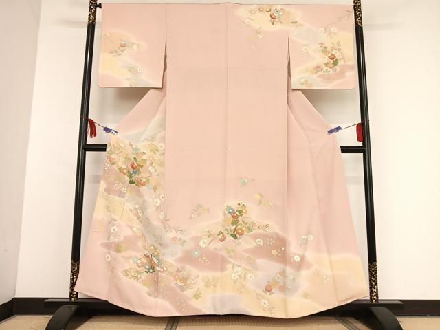 ■■■　サイズ　■■■ 身丈 158cm（肩から） 裄丈 67cm 袖丈 48cm　縫込み 2cm 袖幅 33.5cm 前幅 24.5cm 後幅 30.5cm 着物縫いこみ 内揚げ 10.5cm 裄 お袖側 約2cm　身頃側 約2cm ■■...