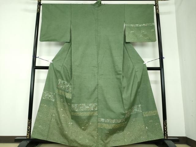 ■■■　サイズ　■■■ 身丈 161cm（肩から） 裄丈 67cm 袖丈 49.5cm　縫込み 7.5cm 袖幅 34cm 前幅 23cm 後幅 28.5cm 着物縫いこみ 内揚げ 8.5cm 裄 お袖側 約1.5cm　身頃側 約2.5cm...