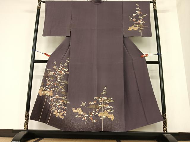 ■■■　サイズ　■■■ 身丈 151cm（肩から） 裄丈 63cm 袖丈 49cm　縫込み 4cm 袖幅 32.5cm 前幅 25cm 後幅 30.5cm 着物縫いこみ 内揚げ 10cm 裄 お袖側 約4cm　身頃側 約5cm ■■■　商品...