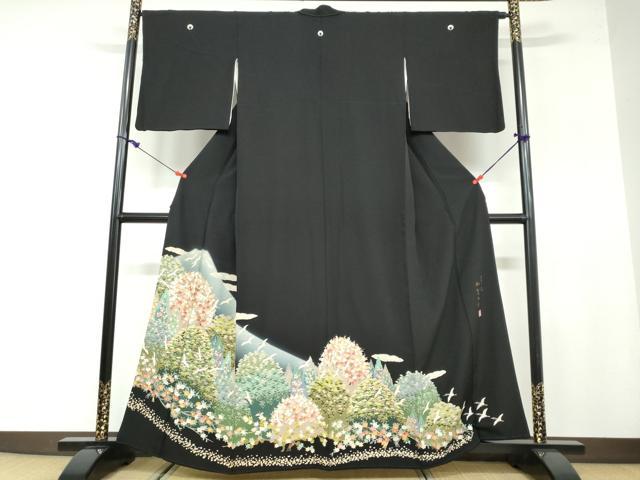 ■■■　サイズ　■■■ 身丈 158.5cm（肩から） 裄丈 65.5cm 袖丈 48.5cm　縫込み 5cm 袖幅 34.5cm 前幅 24.5cm 後幅 30cm 着物縫いこみ 内揚げ 5cm 裄 お袖側 約1cm　身頃側 約3cm ■...