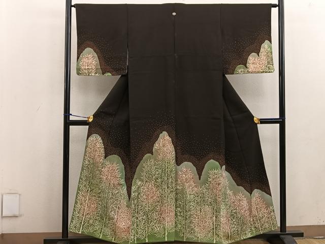 ■■■　サイズ　■■■ 身丈 156cm（肩から） 裄丈 63.5cm 袖丈 47.5cm　縫込み 5.5cm 袖幅 33cm 前幅 24.5cm 後幅 30cm 着物縫いこみ 内揚げ 7cm 裄 お袖側 約3cm　身頃側 約3cm ■■■...