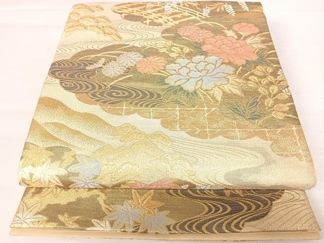 ■■■　サイズ　■■■ 長さ 432cm 幅 31cm程 ■■■　商品詳細　■■■ 【正絹】 詳細に関しましては、画像をご確認ください。 大変上質な逸品になります。 お安く出品致しますので、是非この機会にいかがでしょうか？ ■■■　注意事項...