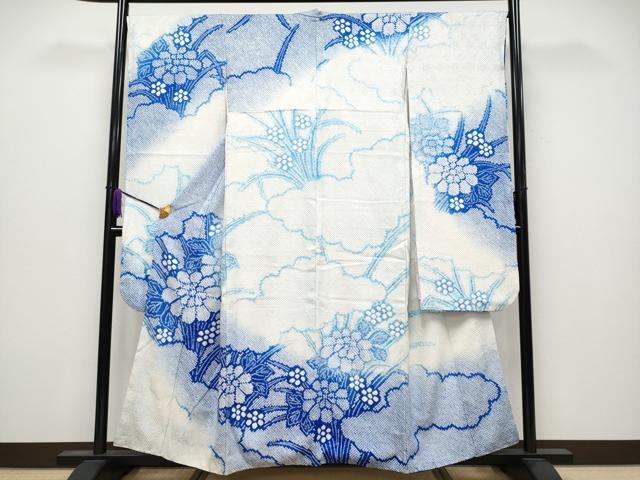 ■■■　サイズ　■■■ 身丈 156cm（肩から） 裄丈 67cm 袖丈 106cm 袖幅 34cm 前幅 24.5cm 後幅 30cm 着物縫いこみ 内揚げ 7cm 裄 お袖側 約 2.5cm　身頃側 約 2cm ■■■　商品詳細　■■■...