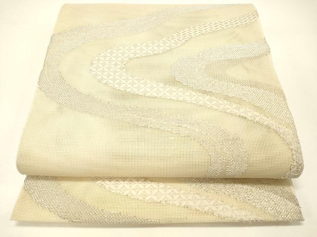 ■■■　サイズ　■■■ 長さ 432cm 幅 30cm程 ■■■　商品詳細　■■■ 【正絹・芯なし】 状態は1.2回程しか締めておらず 特に目立ったシミ汚れなどもなく大変良い状態です。 大変上質な逸品になります。 お安く出品致しますので、是...