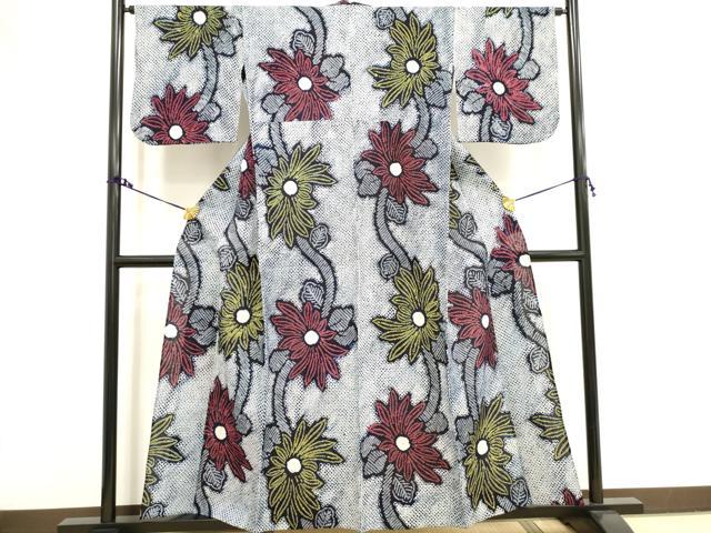 ■■■　サイズ　■■■ 身丈 156.5cm（肩から） 裄丈 65cm 袖丈 44cm　縫込み 1.5cm 袖幅 32cm 前幅 24cm 後幅 33cm 着物縫いこみ 内揚げ 0cm 裄 お袖側 約1cm　身頃側 約0cm ■■■　商品詳...