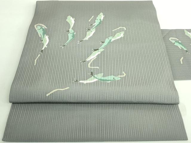 ■■■　サイズ　■■■ 長さ 372cm　幅 31cm程 ■■■　商品詳細　■■■ 【正絹】 状態は締めてはおりますが 特に目立ったシミ汚れなどもなく大変良い状態です。 大変上質な極上の逸品になります。 お安く出品致しますので、是非この機会...