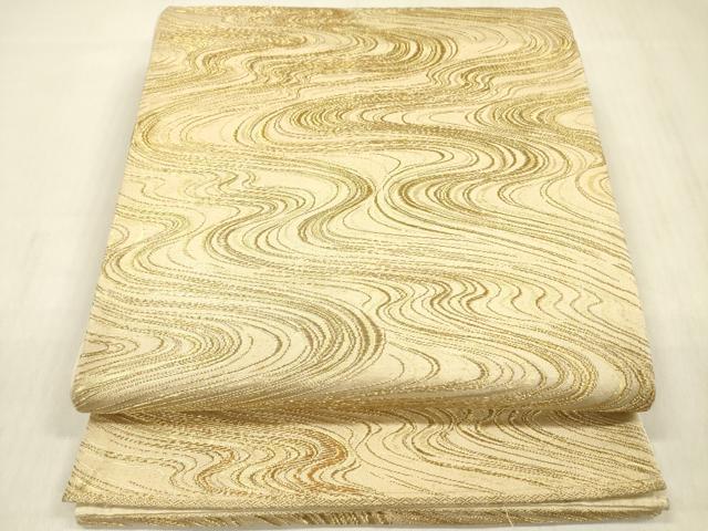 ■■■　サイズ　■■■ 長さ 404cm 幅 30cm程 ■■■　商品詳細　■■■ 【正絹・芯なし】 詳細に関しましては、画像をご確認ください。 大変上質な逸品になります。 お安く出品致しますので、是非この機会にいかがでしょうか？ ■■■　...