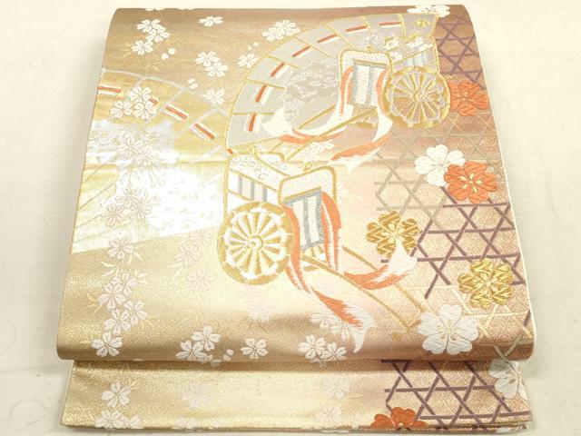 ■■■　サイズ　■■■ 長さ 432cm 幅 31cm程 ■■■　商品詳細　■■■ 【正絹】 詳細に関しましては、画像をご確認ください。 大変上質な逸品になります。 お安く出品致しますので、是非この機会にいかがでしょうか？ ※汚れ等に関しま...