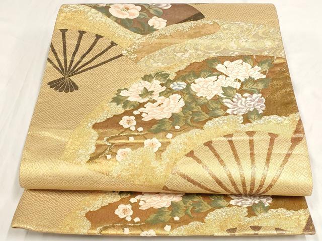 ■■■　サイズ　■■■ 長さ 434cm 幅 31cm程 ■■■　商品詳細　■■■ 【正絹】 詳細に関しましては、画像をご確認ください。 大変上質な逸品になります。 お安く出品致しますので、是非この機会にいかがでしょうか？ ■■■　注意事項...