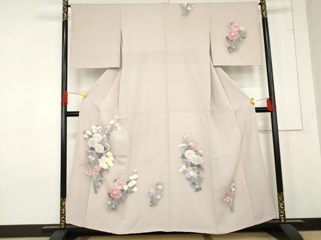 ■■■　サイズ　■■■ 身丈 154cm（肩から） 裄丈 66cm 袖丈 48.5cm　縫込み 4cm 袖幅 34.5cm 前幅 25cm 後幅 30.5cm 着物縫いこみ 内揚げ 8cm 裄 お袖側 約0cm　身頃側 約1.5cm ■■■...