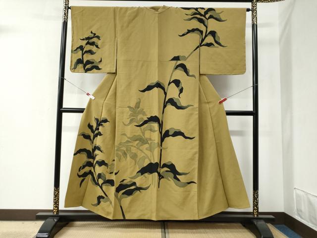 ■■■　サイズ　■■■ 身丈 154cm（肩から） 裄丈 66cm 袖丈 51cm　縫込み 3cm 袖幅 34cm 前幅 26cm 後幅 31cm 着物縫いこみ 内揚げ 0cm 裄 お袖側 約1cm　身頃側 約1cm ■■■　商品詳細　■■...