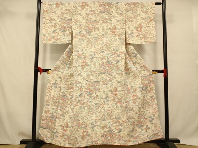 ■■■　サイズ　■■■ 身丈 157cm（肩から） 裄丈 62.5cm 袖丈 49cm　縫込み 3.5cm 袖幅 32.5cm 前幅 23cm 後幅 28.5cm 着物縫いこみ 内揚げ 2cm 裄 お袖側 約3cm　身頃側 約5cm ■■■...