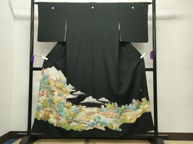 ■■■　サイズ　■■■ 身丈 156.5cm（肩から） 裄丈 63cm 袖丈 47.5cm　縫込み 3.5cm 袖幅 32.5cm 前幅 24.5cm 後幅 30cm 着物縫いこみ 内揚げ 4.5cm 裄 お袖側 約3cm　身頃側 約3.5...