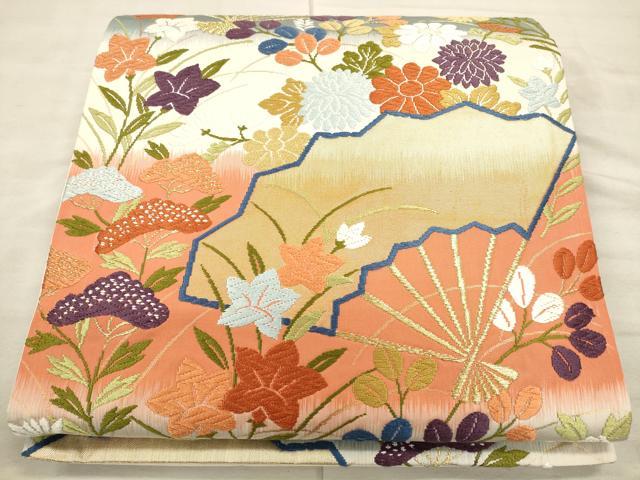 ■■■　サイズ　■■■ 長さ 428cm 幅 30.5cm程 ■■■　商品詳細　■■■ 【正絹】・芯なし 詳細に関しましては、画像をご確認ください。 大変上質な逸品になります。 お安く出品致しますので、是非この機会にいかがでしょうか？ ■■...
