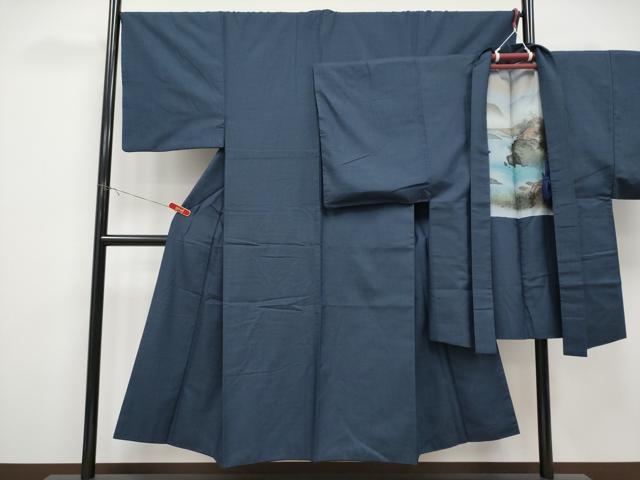 ■■■　サイズ　■■■ 【着物】 身丈 145cm（肩から） 裄丈 67.5cm 袖丈 49cm 袖幅 34cm 前幅 24.5cm 後幅 30cm 着物縫いこみ 内揚げ 14cm 裄 お袖側 約 2.5cm　身頃側 約 1cm 【羽織】 ...