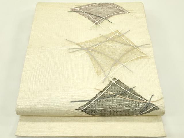 ■■■　サイズ　■■■ 長さ 448cm 幅 31cm程 ■■■　商品詳細　■■■ 【正絹】 状態は接写画像のように 太鼓に薄いシミがございますが その他特に目立ったシミ汚れなどもなく大変良い状態です。 大変上質な逸品になります。 お安く出...
