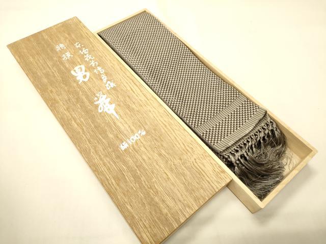 ■■■　サイズ　■■■ 長さ 412cm 幅 10cm程 ■■■　商品詳細　■■■ 【正絹】 状態は締めてはおりますが 特に目立ったシミ汚れなどもなく大変良い状態です。 本場筑前博多織は、 福岡県福岡市博多区やその周辺で生産される絹織物です...