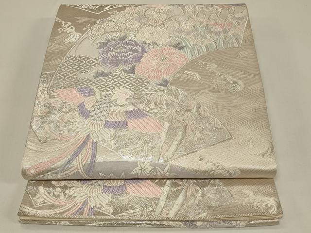 ■■■　サイズ　■■■ 長さ 428cm 幅 30.5cm程 ■■■　商品詳細　■■■ 【正絹】 詳細に関しましては、画像をご確認ください。 大変上質な逸品になります。 お安く出品致しますので、是非この機会にいかがでしょうか？ ■■■　注意...