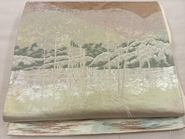 ■■■　サイズ　■■■ 長さ 428cm 幅 31cm程 ■■■　商品詳細　■■■ 【正絹・芯なし】 詳細に関しましては、画像をご確認ください。 大変上質な逸品になります。 お安く出品致しますので、是非この機会にいかがでしょうか？ ※汚れ等...