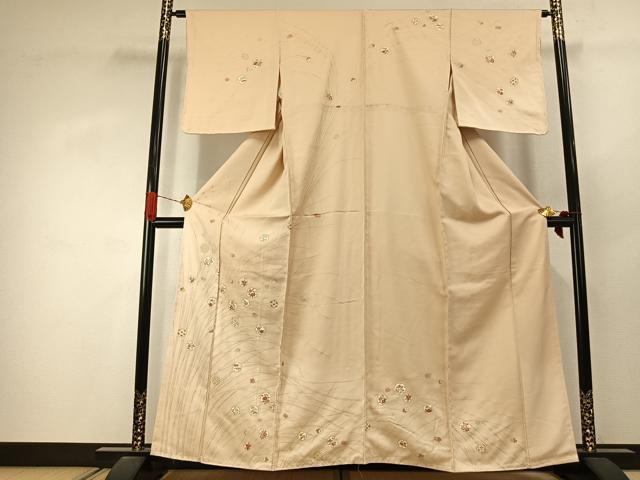 ■■■　サイズ　■■■ 身丈 159cm（肩から） 裄丈 63cm 袖丈 48cm　縫込み 5cm 袖幅 32cm 前幅 24cm 後幅 30cm 着物縫いこみ 内揚げ 0cm 裄 お袖側 約4.5cm　身頃側 約2.5cm ■■■　商品詳...